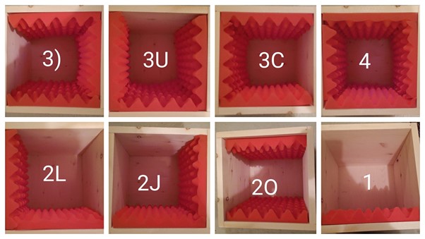 How do surface shapes and materials’ placements affect sound absorption ...